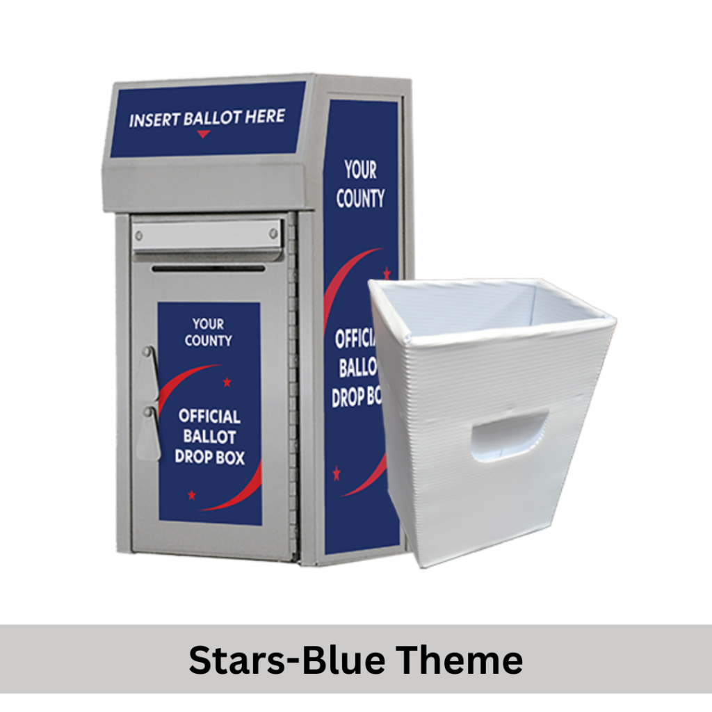 Extra Small Ballot Drop Box (400) with Plastic Collection Tote ...