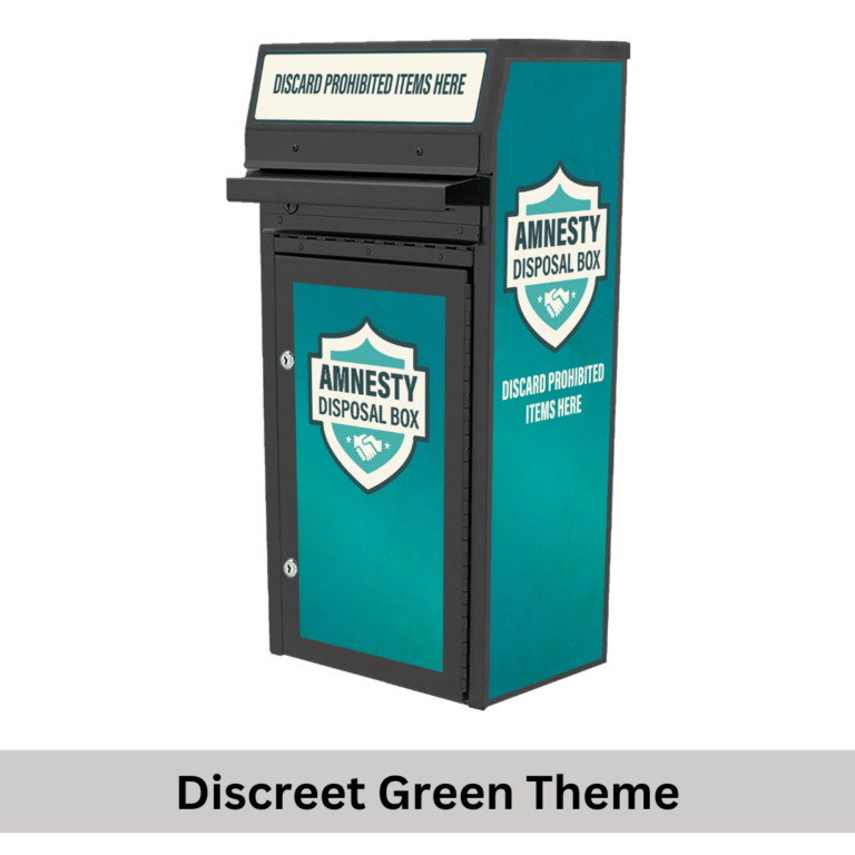 Small Amnesty Drop Box (6 Gallon) Powder Coated, On-Wall (450)