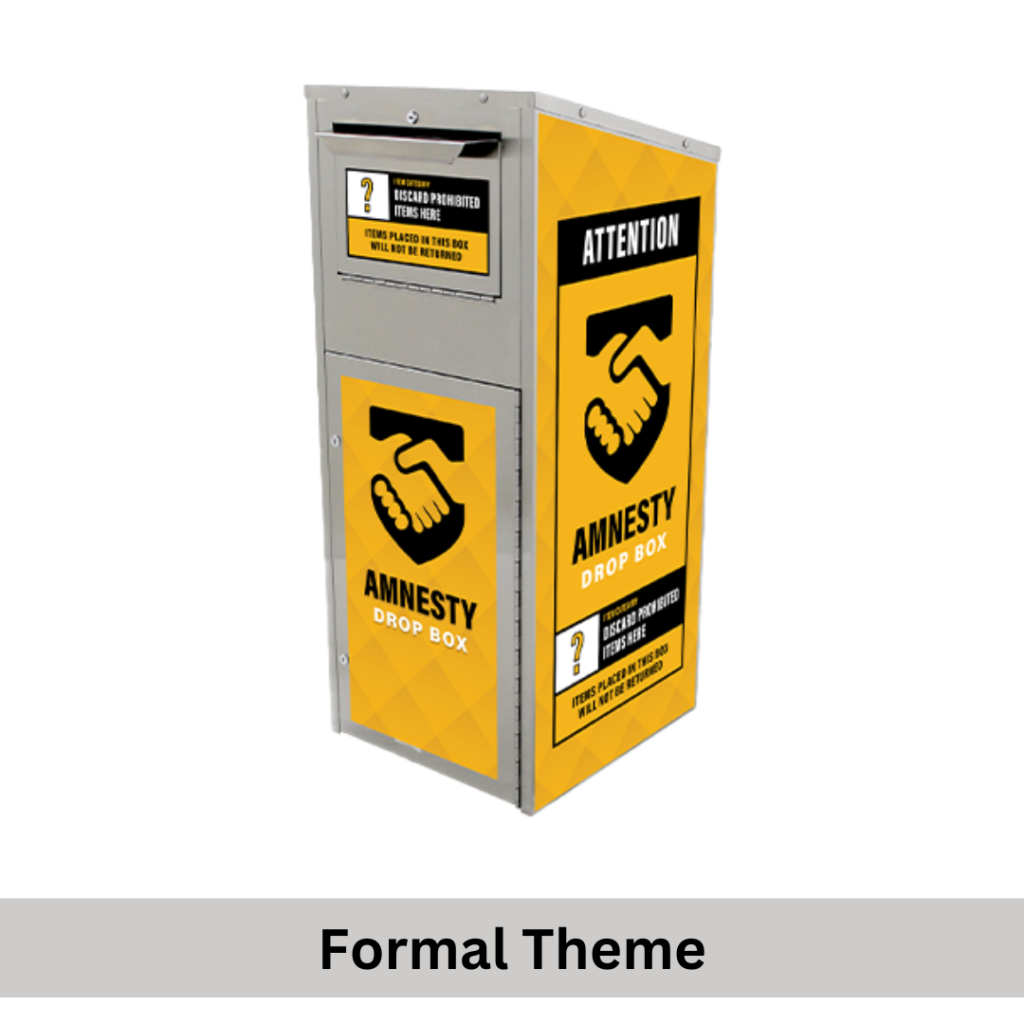 Large Amnesty Drop Box (28 Gallon) Stainless Steel (710) - American ...