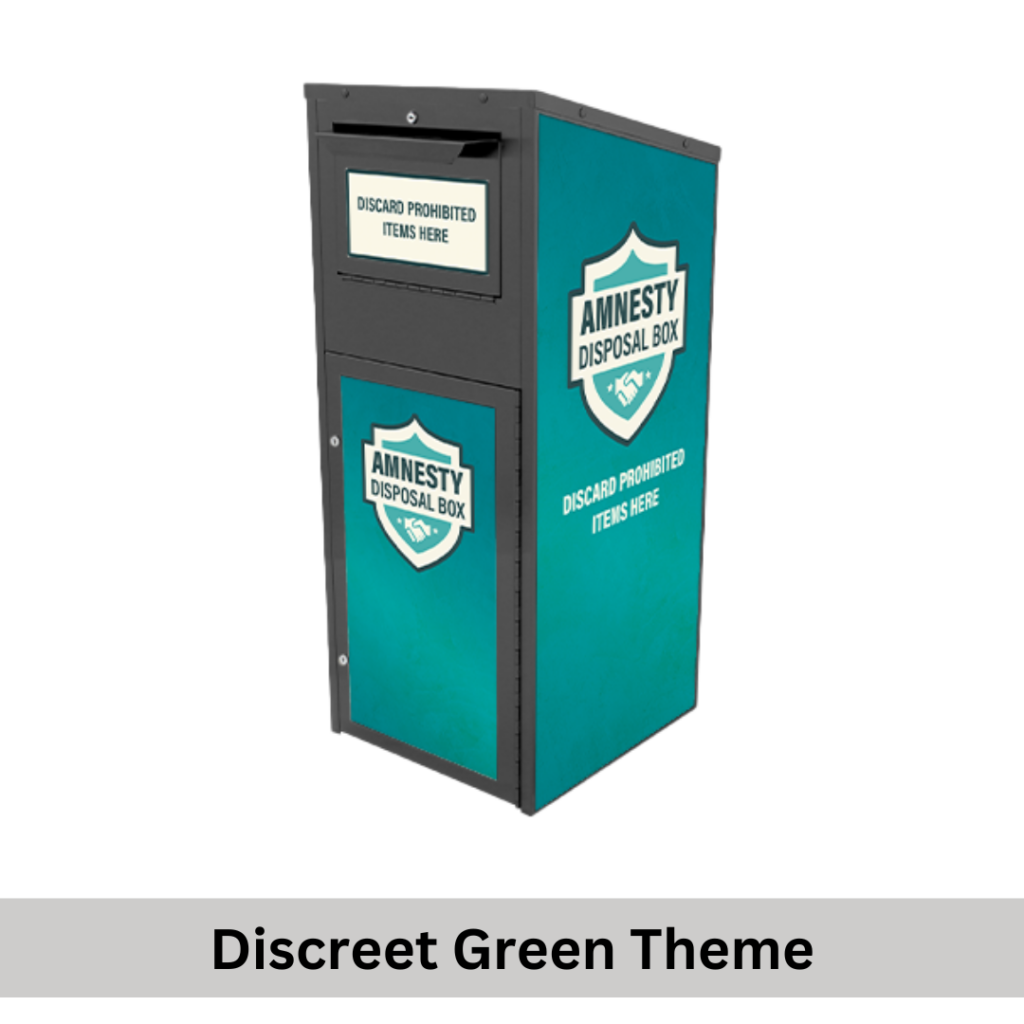 Large Amnesty Disposal Box (28 Gallon) Powder Coated (710) - American ...