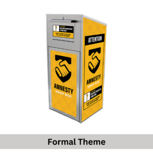 Large Amnesty Drop Box (38 Gallon) Stainless Steel (750) - American ...