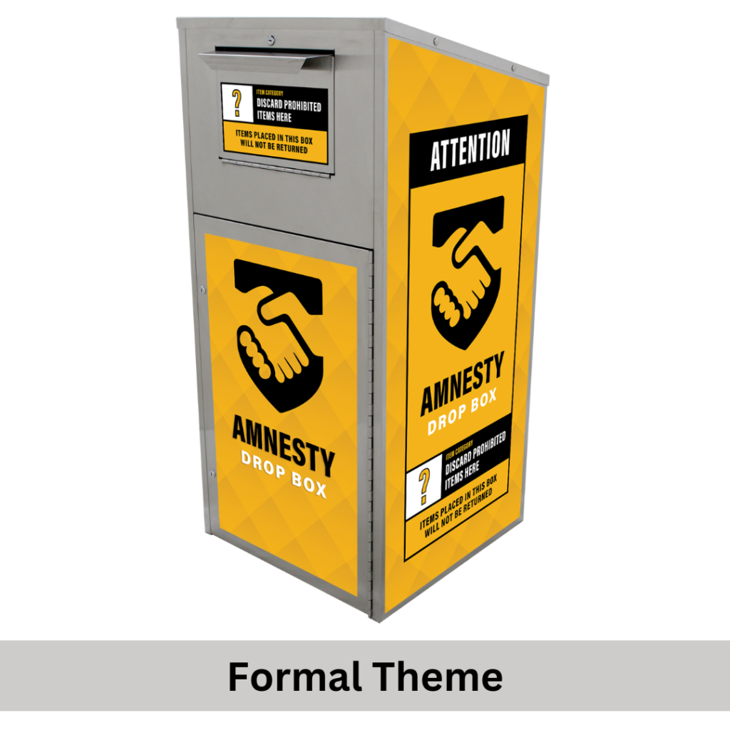 Large Amnesty Drop Box (46 Gallon) Stainless Steel (810) - American ...