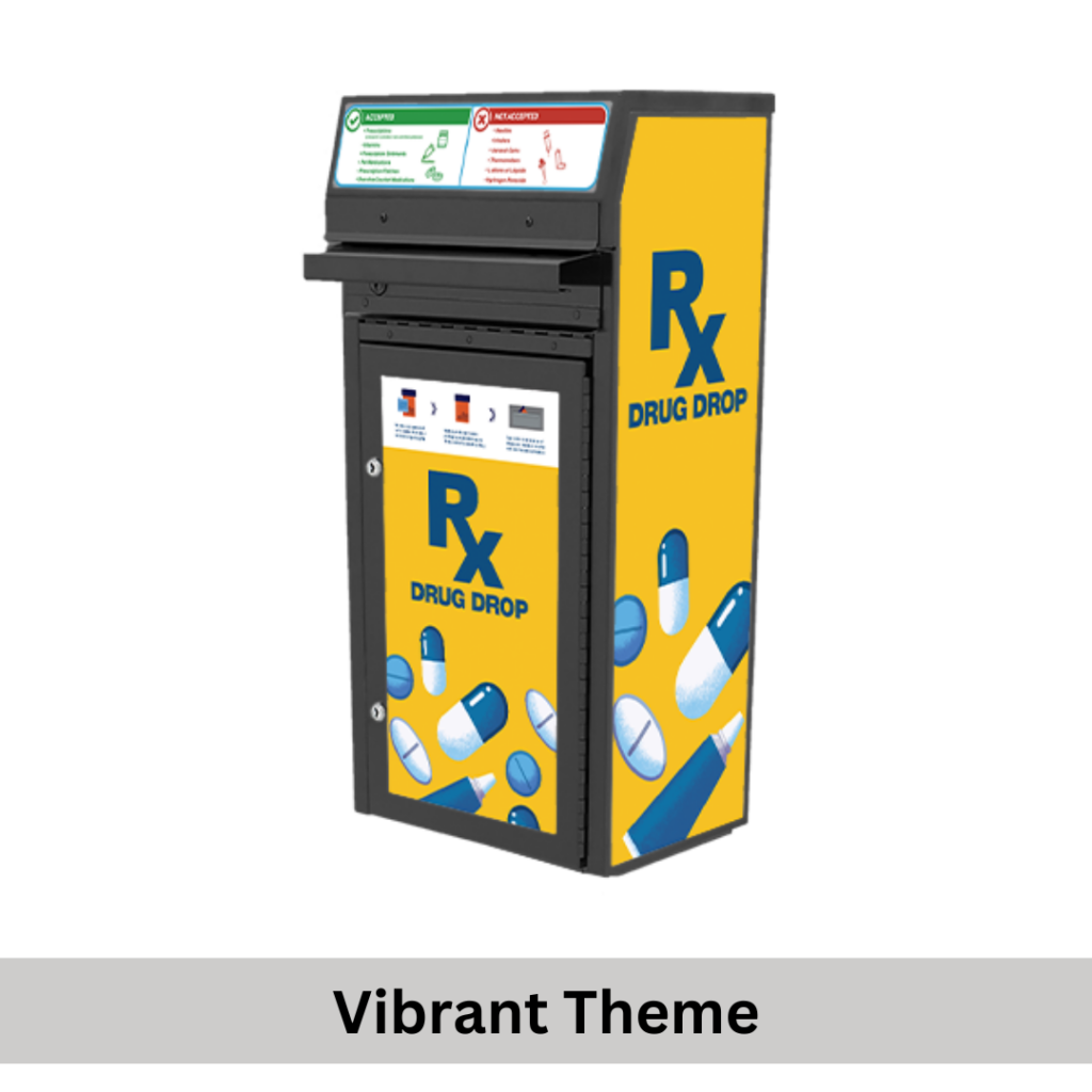 Small Medication Disposal Drop Box 6 Gallons