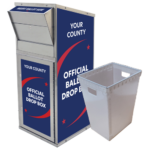 Large Ballot Drop Box (710) with Plastic Collection Tote