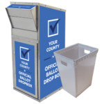 Large Ballot Drop Box (710) with Plastic Collection Tote