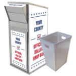 Large Ballot Drop Box (710) with Plastic Collection Tote