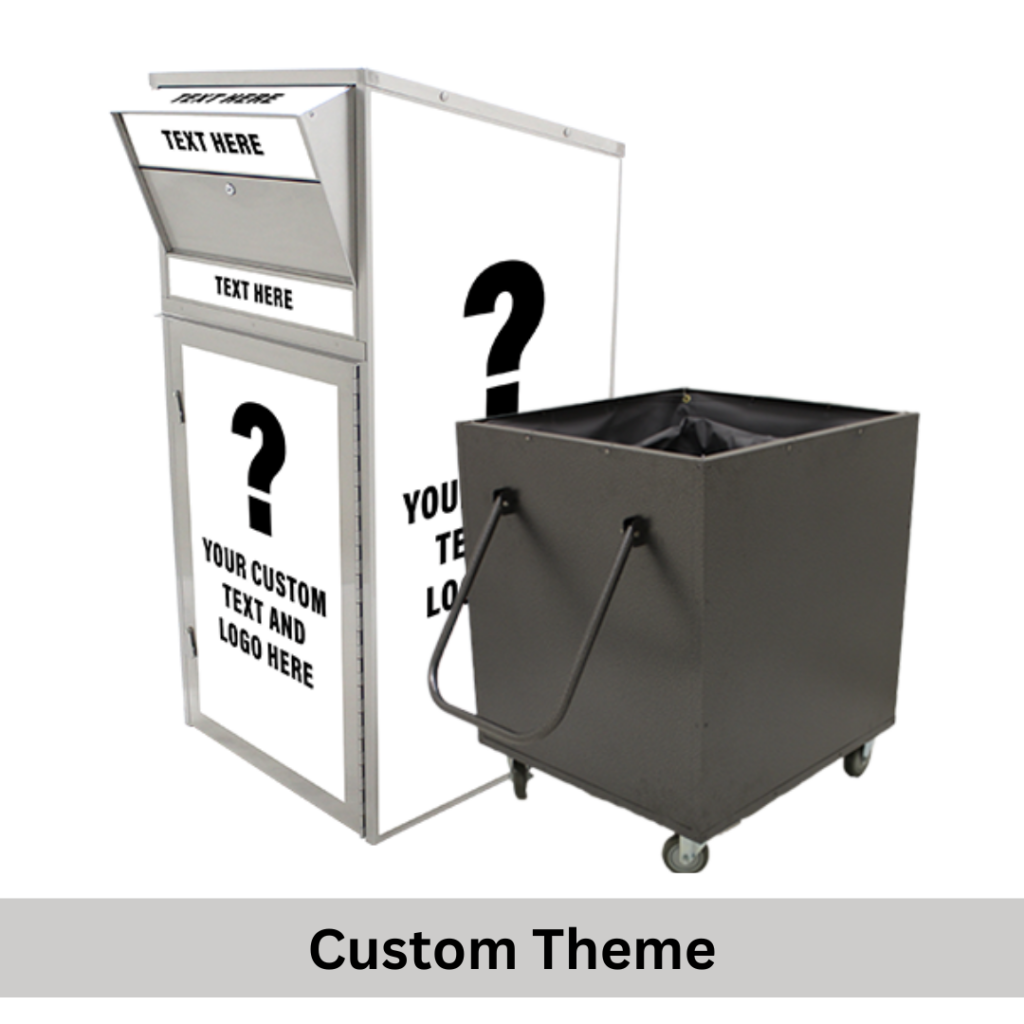 Large Library Book Return (810) with Book Truck - American Security ...