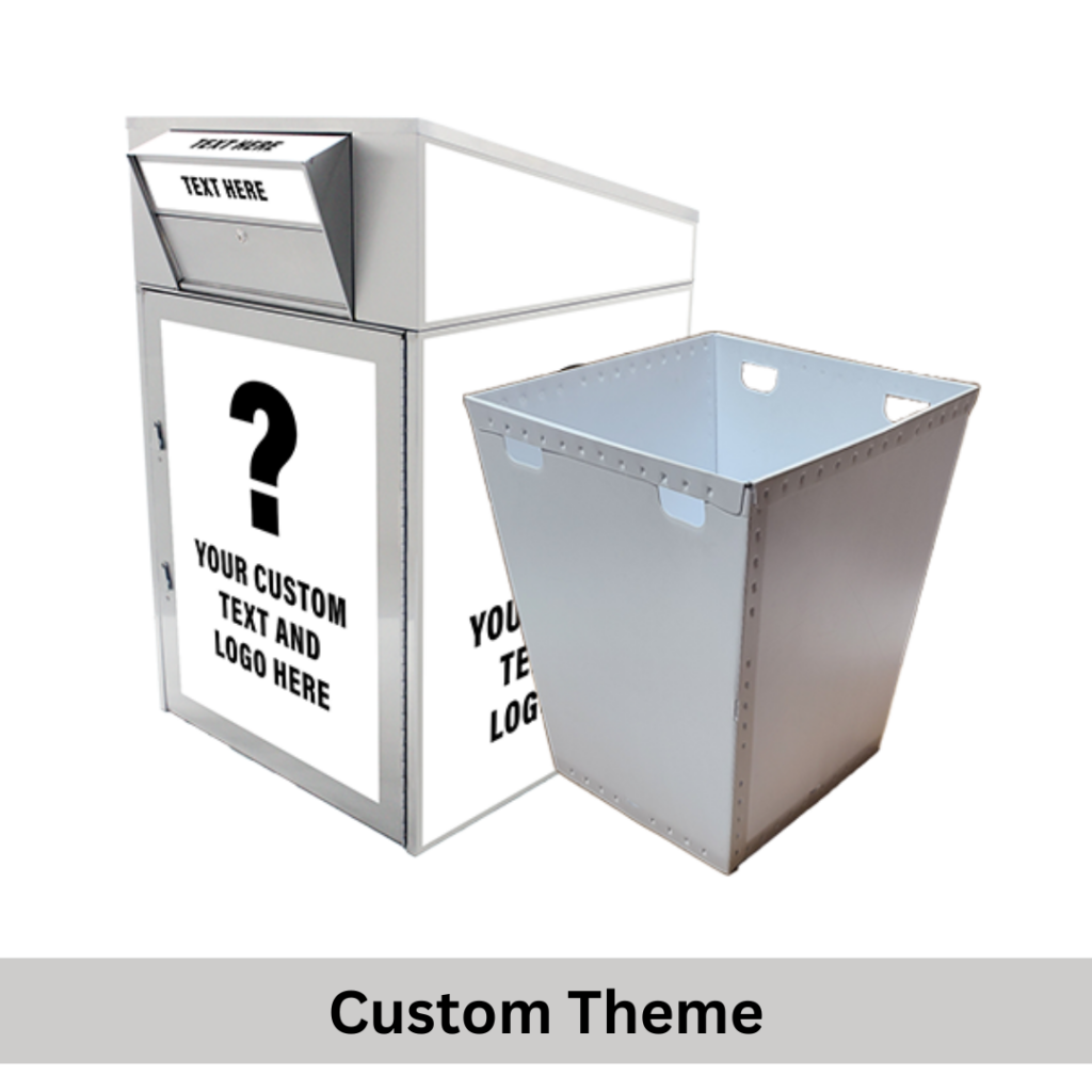 Extra Large Ballot Drop Box (910) with Plastic Collection Tote