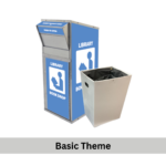 Large Library Book Return (710) and Plastic Collection Tote with ...