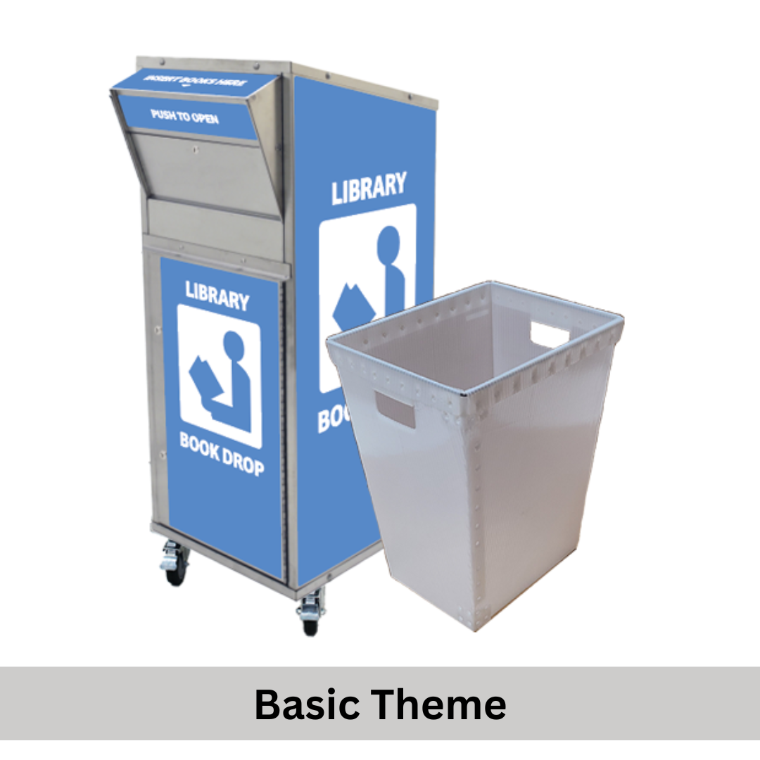 Large Library Book Return (710) on Casters - American Security Cabinets