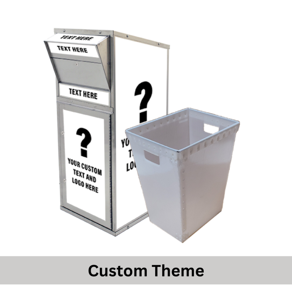 Large Payment Drop Box (710) with Plastic Collection Tote