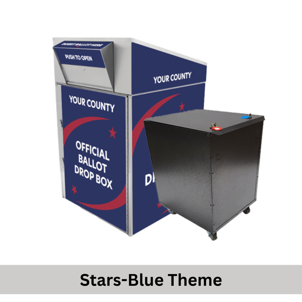 Extra Large Ballot Drop Box (910) with Transfer Cart - American ...