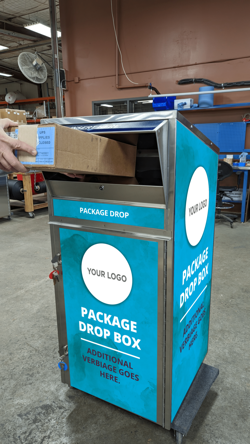 Large Package Drop Box (810) with Depressible Floor - American Security ...