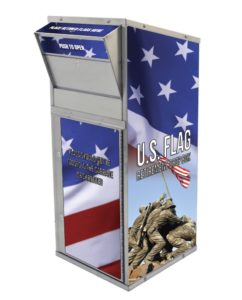 Exterior Flag Retirement Drop Box