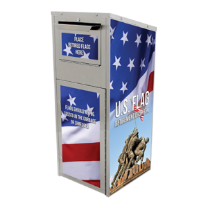 Interior Flag Retirement Drop Box