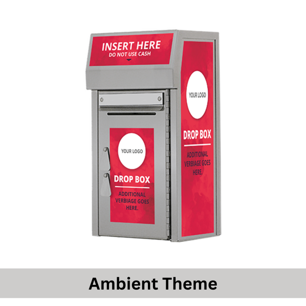 Extra-Small Payment Drop Box (400) On Wall - American Security Cabinets