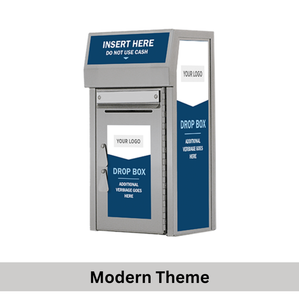 Extra-Small Payment Drop Box (400) On Wall - American Security Cabinets