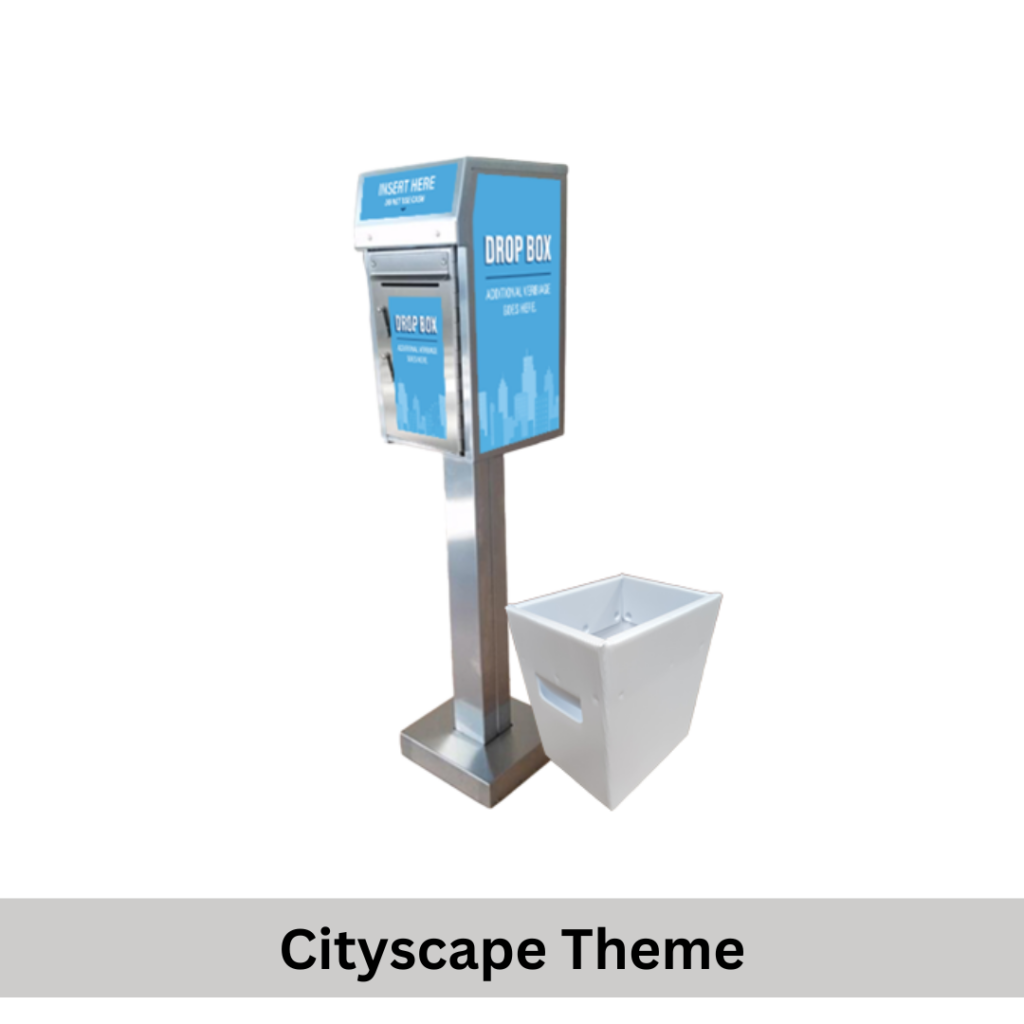 Small Payment Drop Box (500) Walk Up, On Concrete - American Security ...