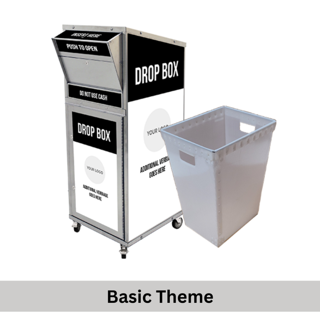 Large Payment Drop Box on Casters