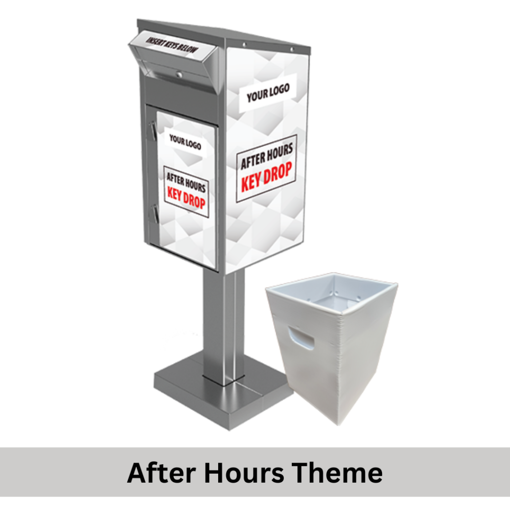 Medium Key Drop Box (610) with Plastic Collection Tote - American ...