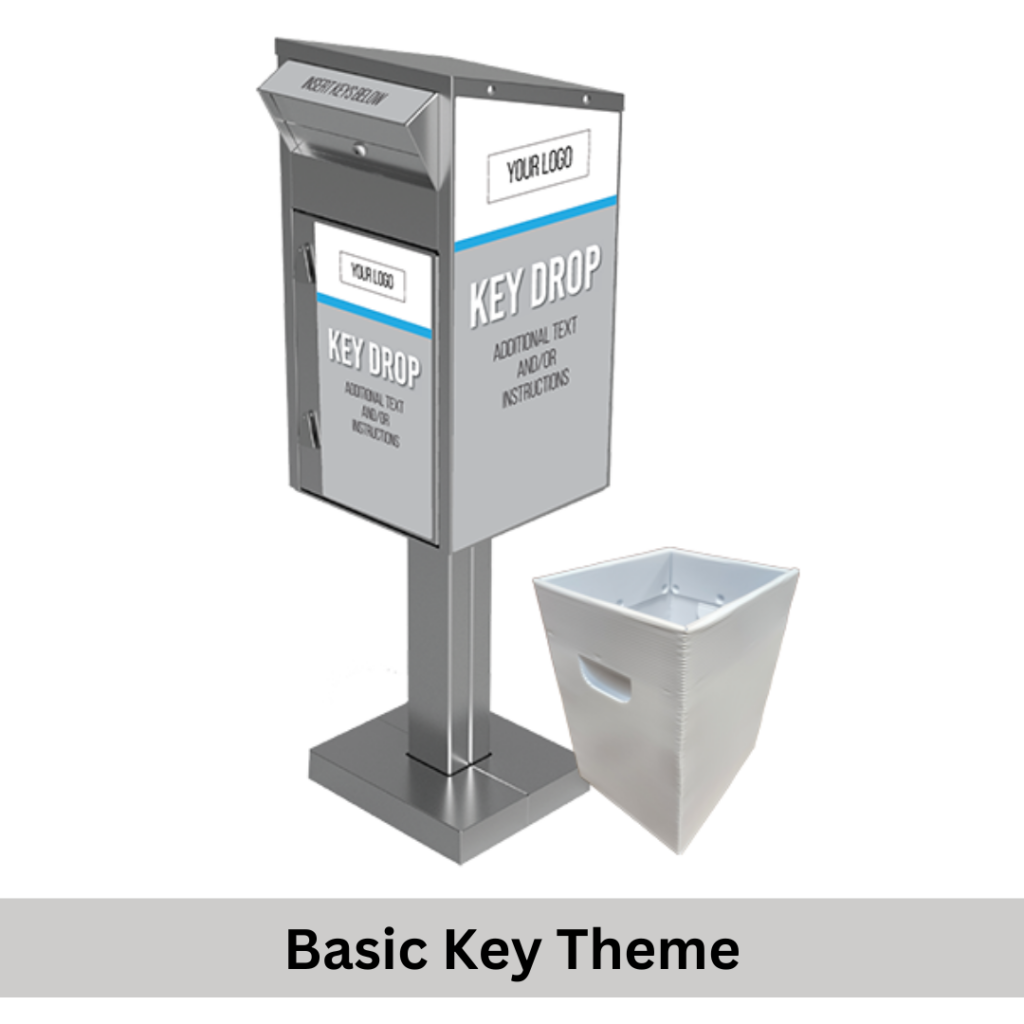 Medium Key Drop Box (610) with Plastic Collection Tote - American ...