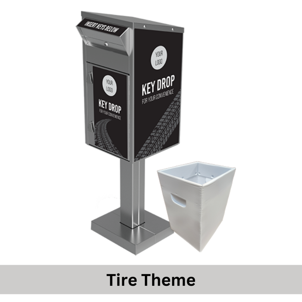 Medium Key Drop Box (610) with Plastic Collection Tote - American ...