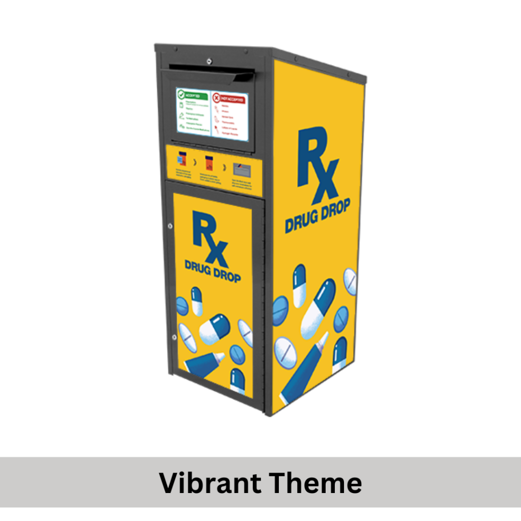 Large Medication Disposal Drop Box (28 Gallon) Powder Coated (710)