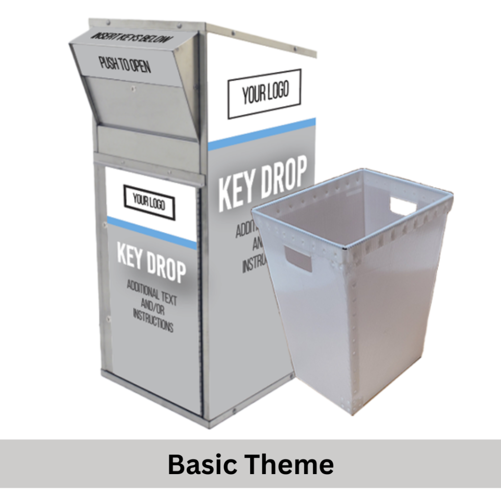 Large Key Drop Box (710) with Plastic Collection Tote - American ...