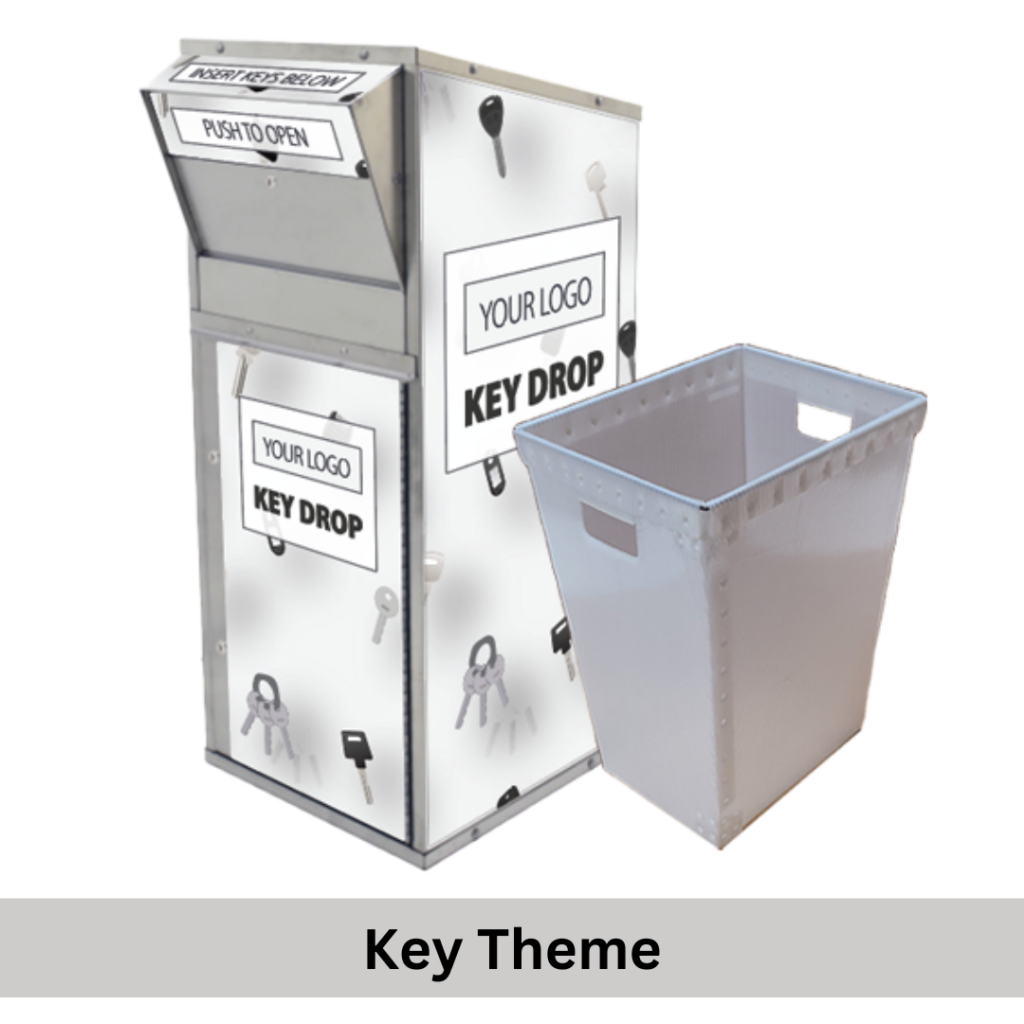 Large Key Drop Box (710) with Plastic Collection Tote - American ...