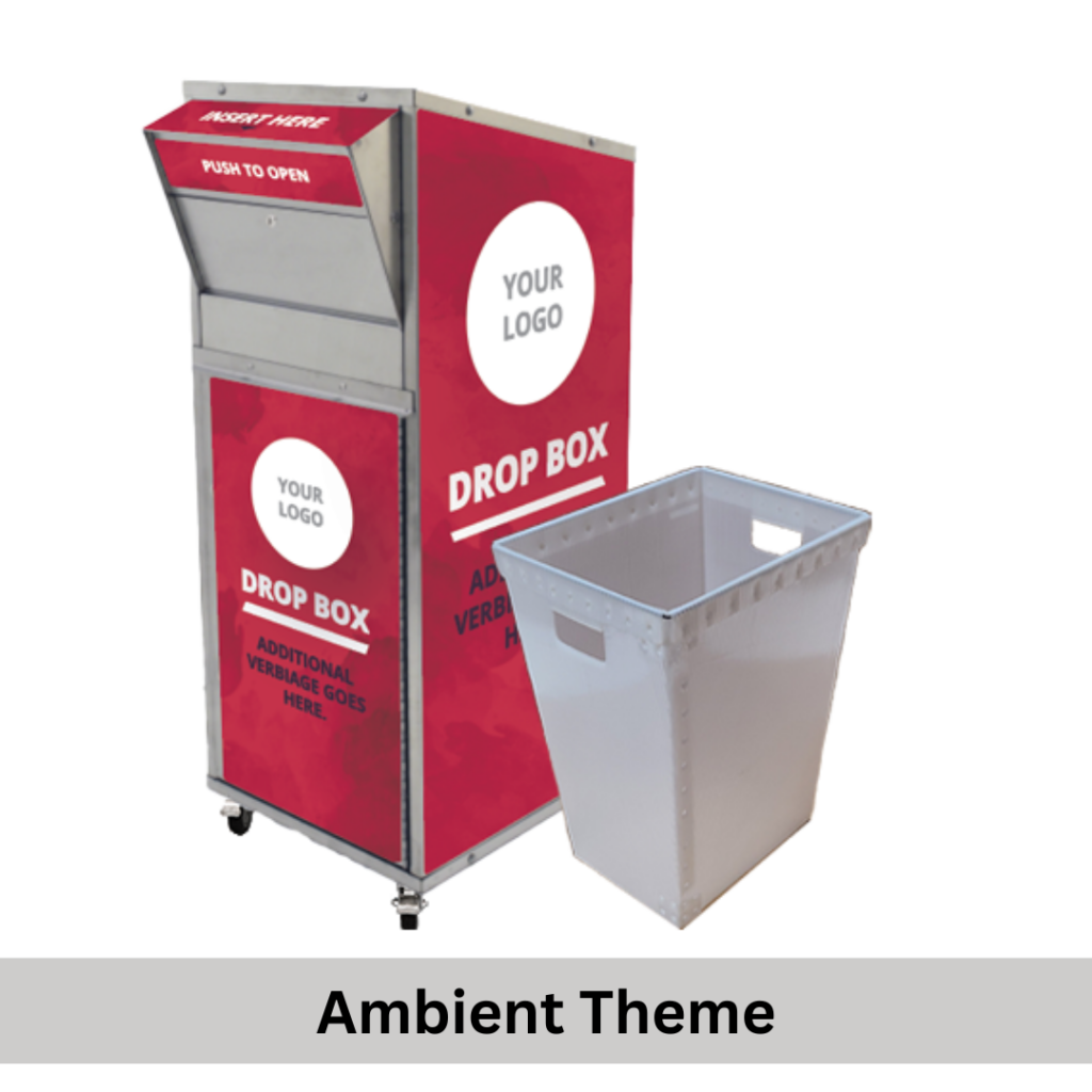 Large Payment Drop Box on Casters