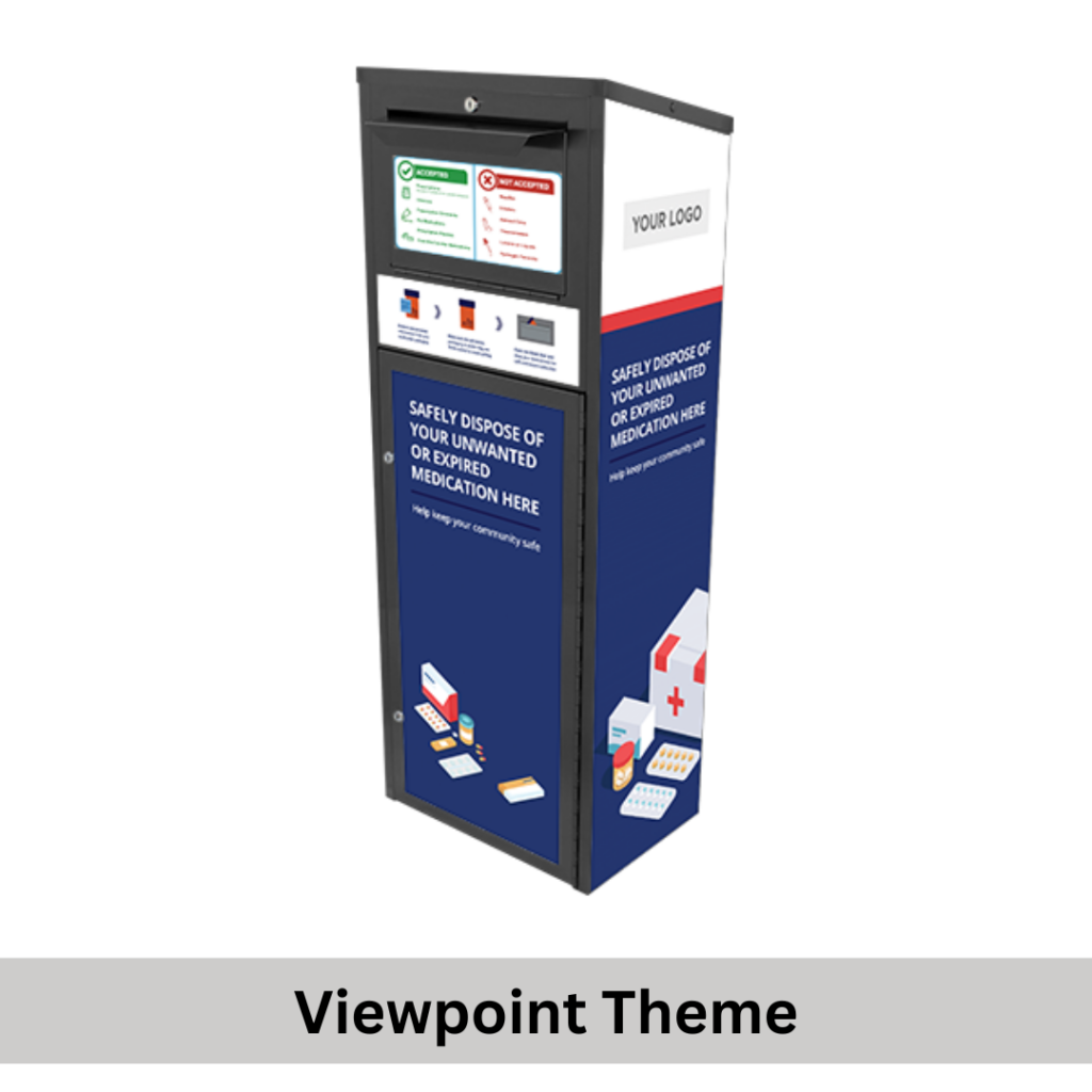 Medium Medication Disposal Drop box 20 Gallon