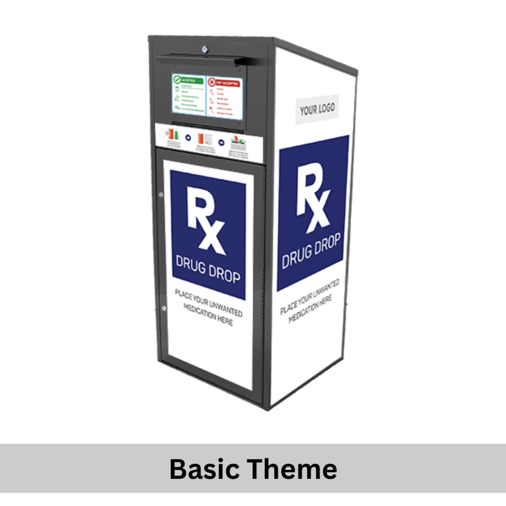 Large Medication Disposal Drop Box (38 Gallon) Powder Coated (750)