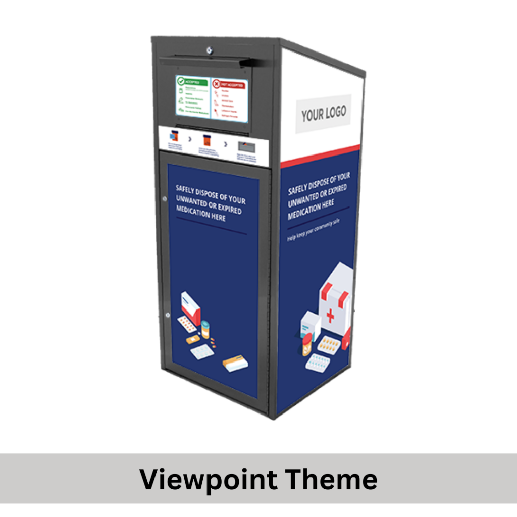 Large Medication Disposal Drop Box (38 Gallon) Powder Coated (750)
