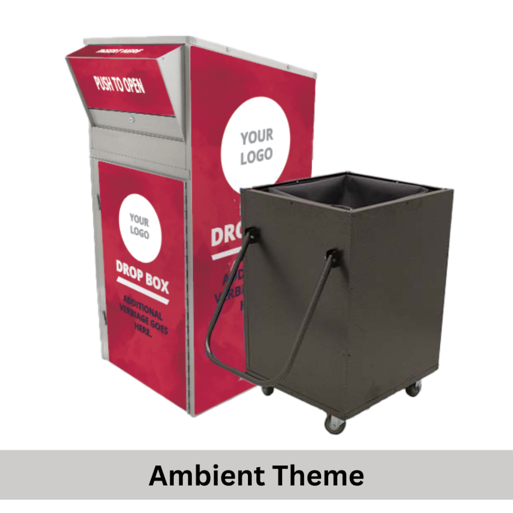 Large Equipment Return Box (810) with Transfer Cart - American Security ...