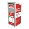 Large Sharps Disposal Drop Box (28 Gallon) Stainless Steel (710)