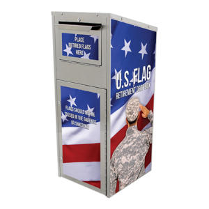Flag Retirement Boxes - American Security Cabinets