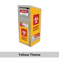Large Sharps Disposal Drop Box (28 Gallon) Stainless Steel (710)