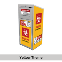 Large Sharps Disposal Drop Box (38 Gallon) Stainless Steel (750)