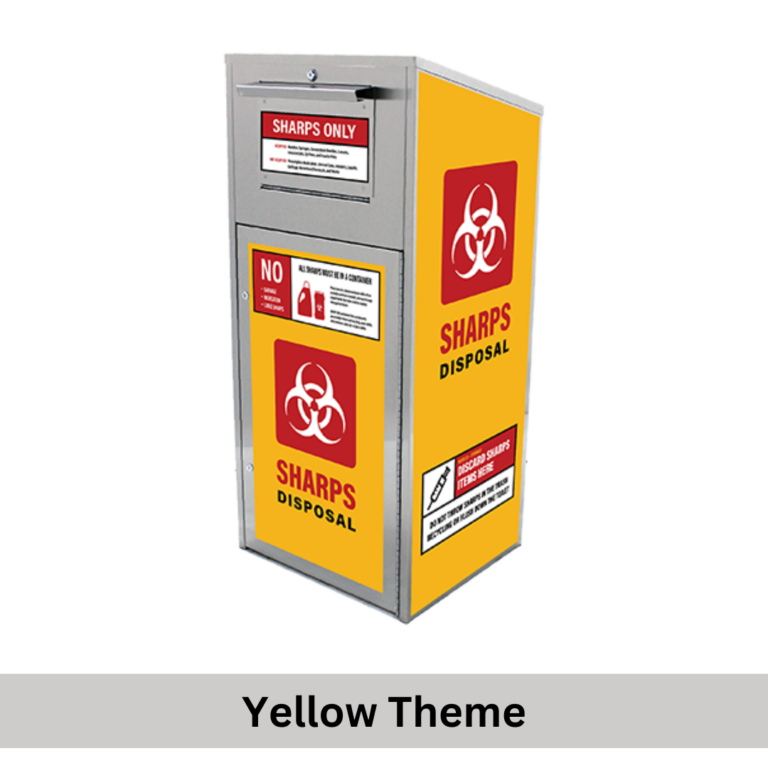 Large Sharps Disposal Drop Box (38 Gallon) Stainless Steel (750)