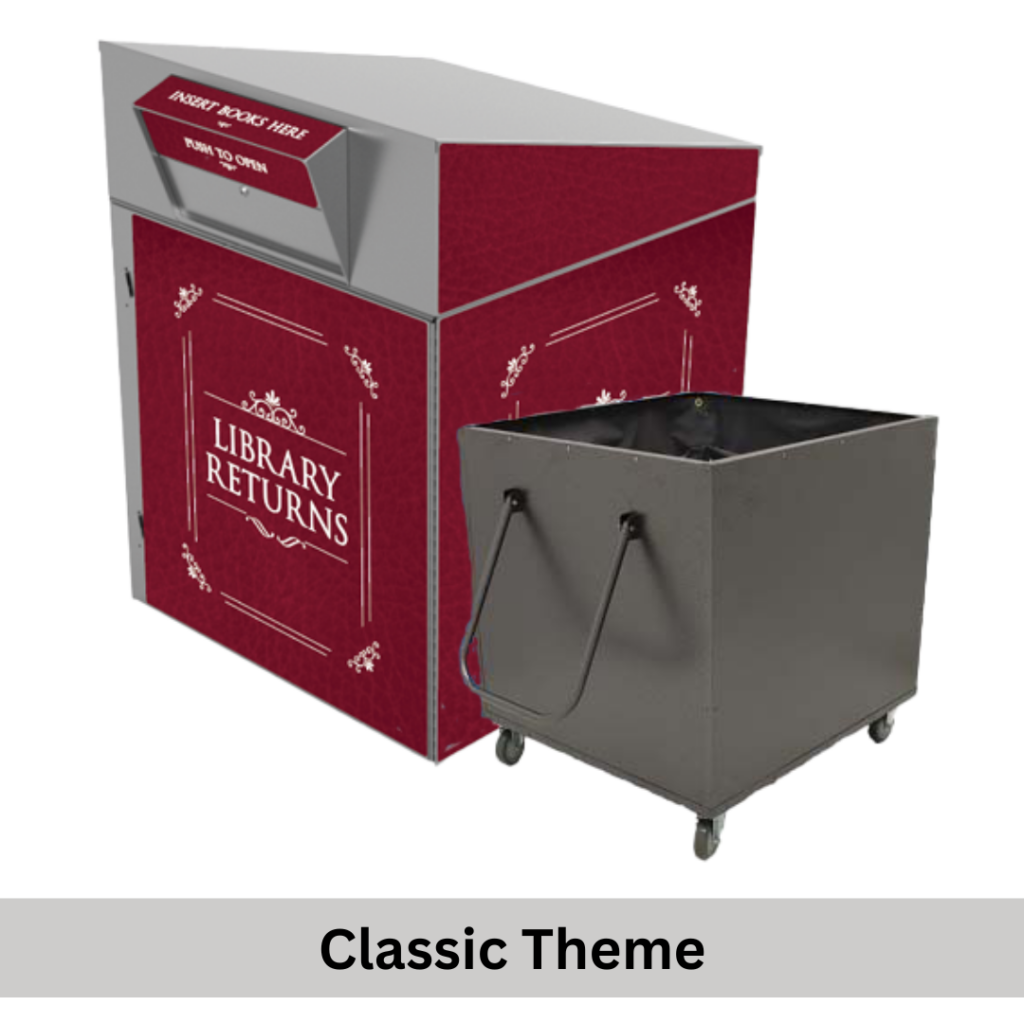 Extra Large Library Book Return (1010) with Book Truck - American ...
