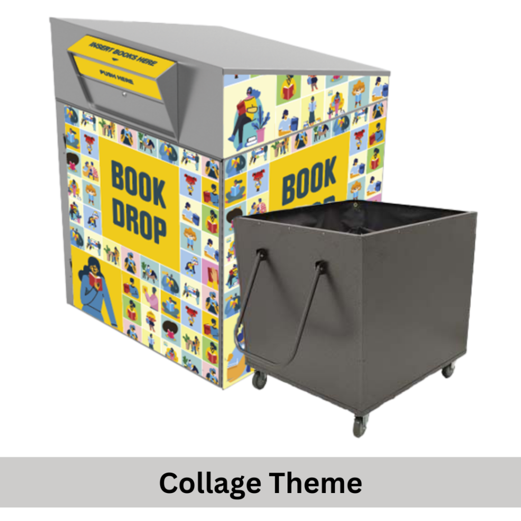 Extra Large Library Book Return (1010) with Book Truck - American ...