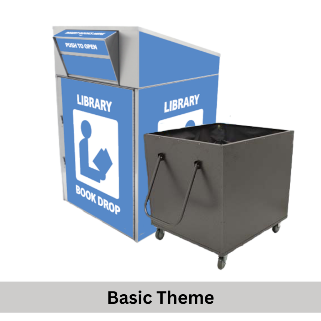 Extra-Large Library Book Return (910) with Book Truck - American ...