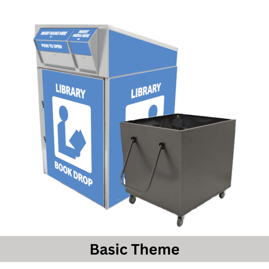 Extra-Large Double Book and Media Library Return