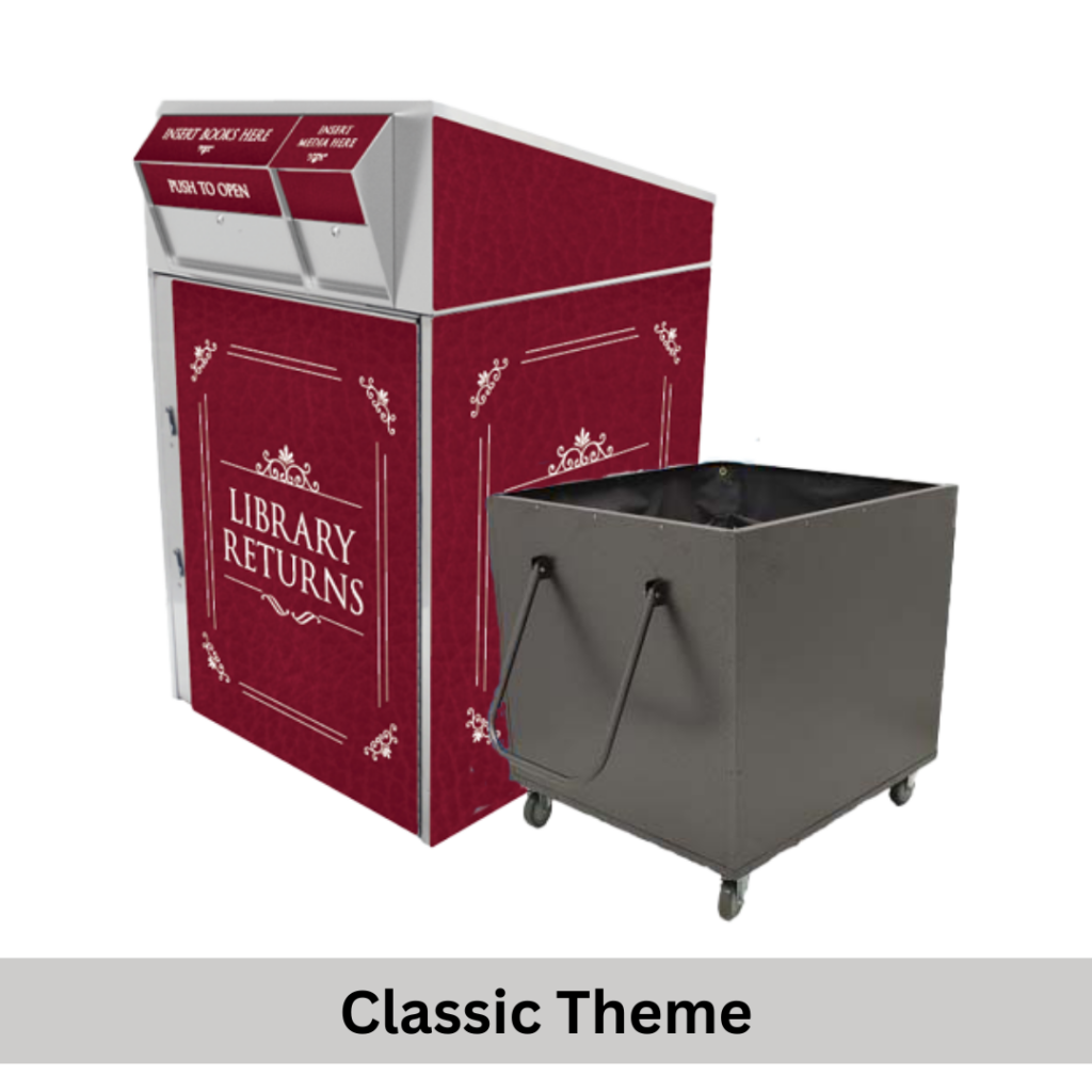 Extra-Large Double Book and Media Library Return