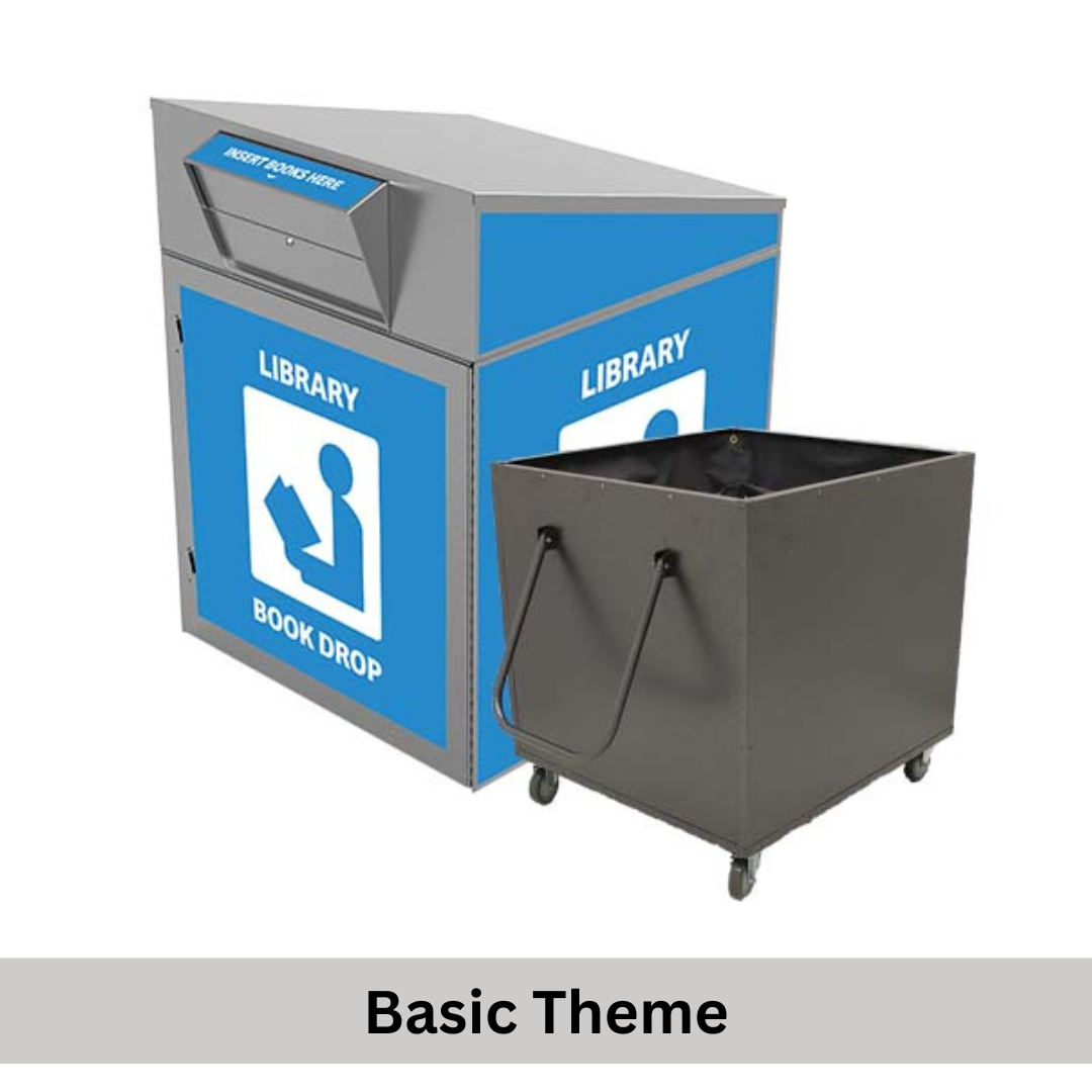 Extra Large Library Book Return (1010) with Book Truck - American ...