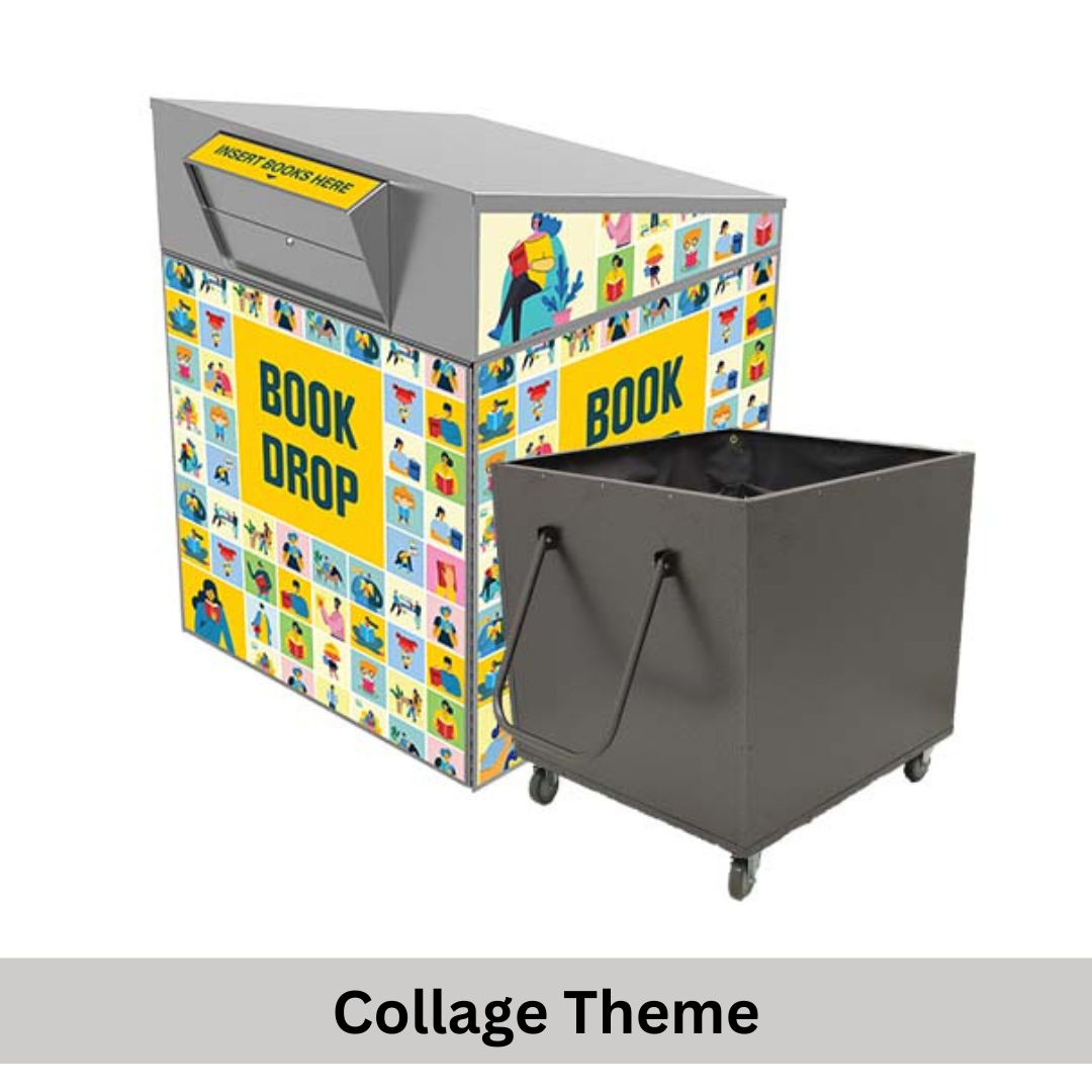 Extra Large Library Book Return (1010) with Book Truck - American ...