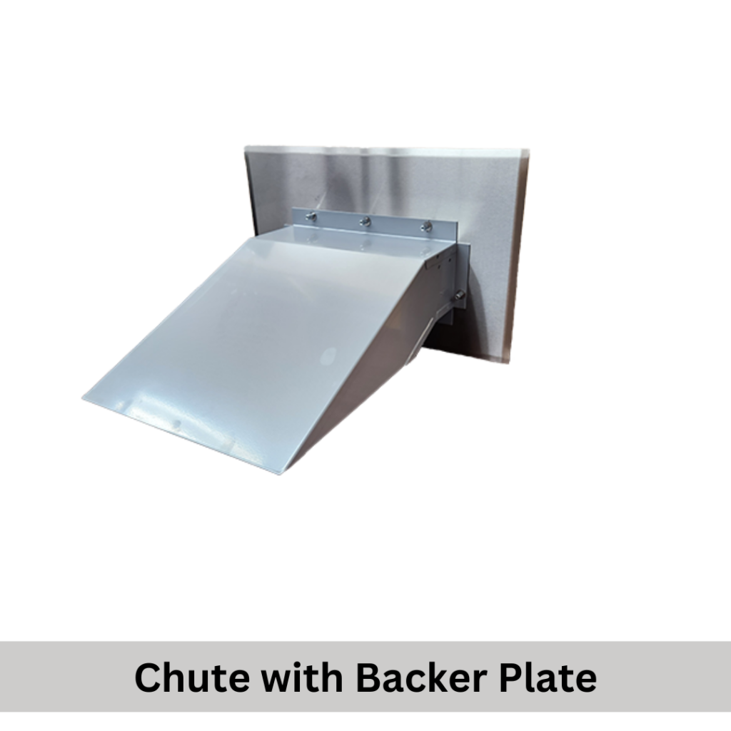 Through-Wall Double Book and Media Head and Chute