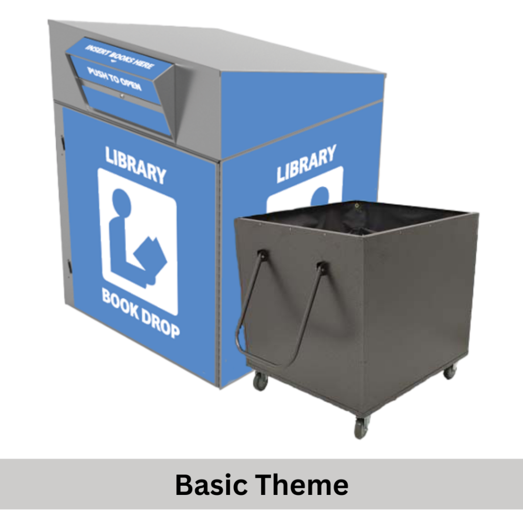 Extra Large Library Book Return (1010) with Book Truck - American ...