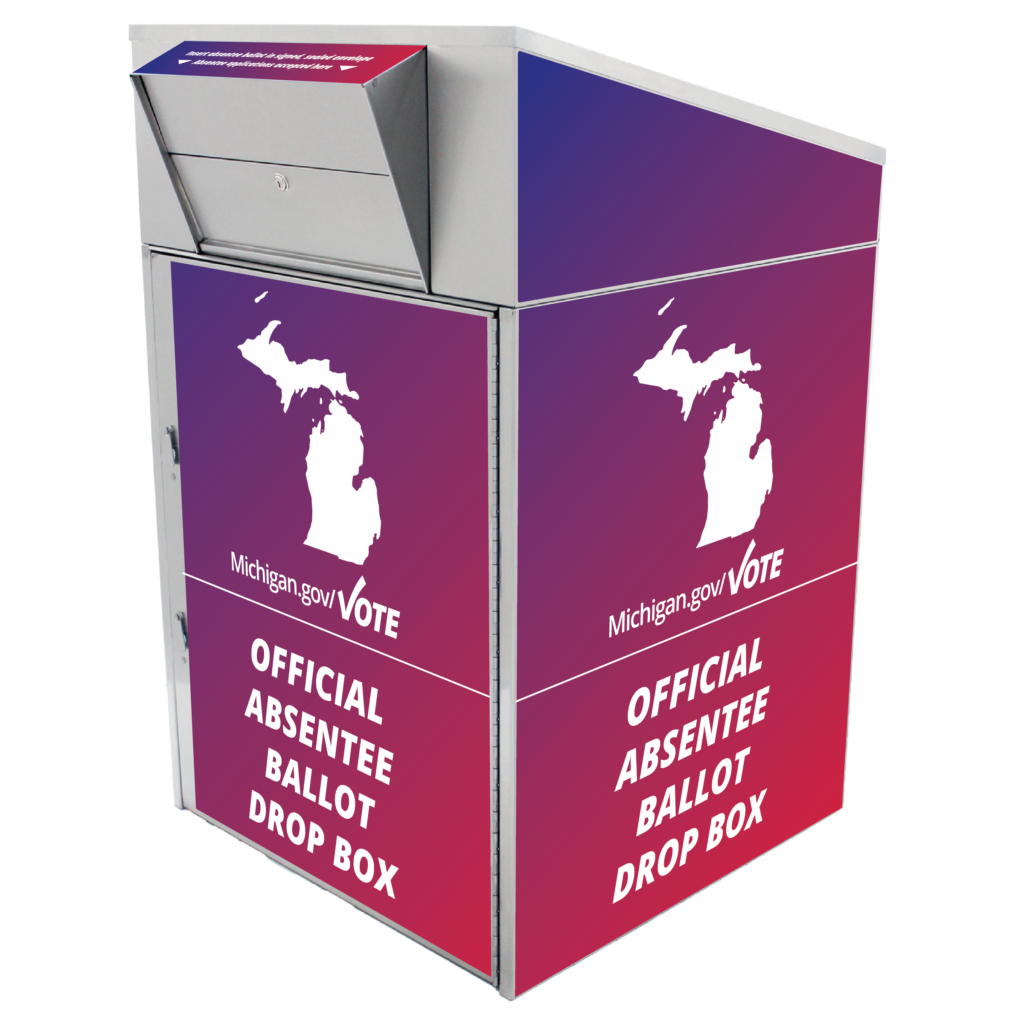 Extra Large Ballot Drop Box For The State Of Michigan